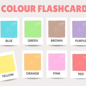 Colours Flashcards | Educational Flashcards | Flashcard Colours ...