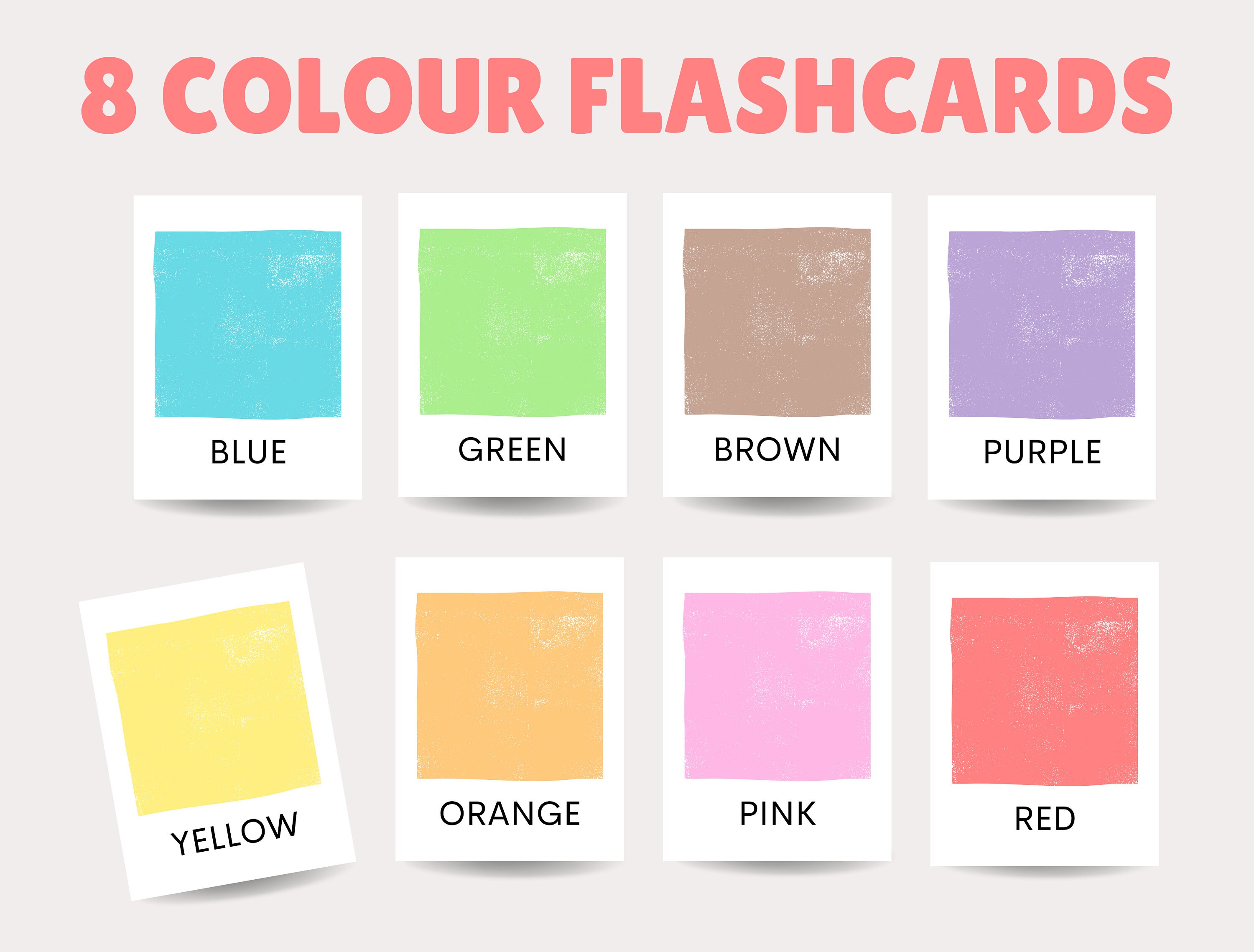 Colours Flashcards | Educational Flashcards | Flashcard Colours ...