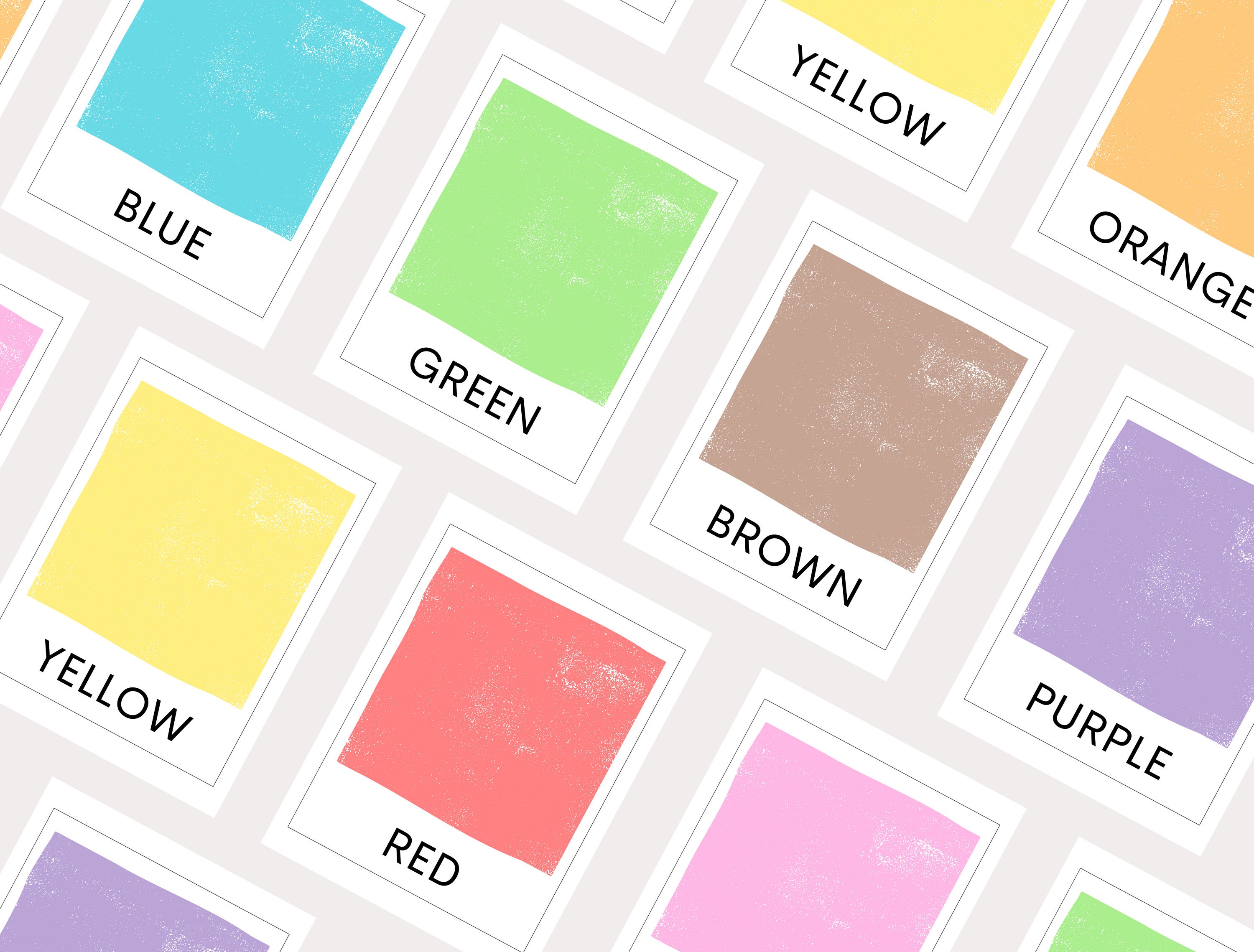 Colours Flashcards | Educational Flashcards | Flashcard Colours ...