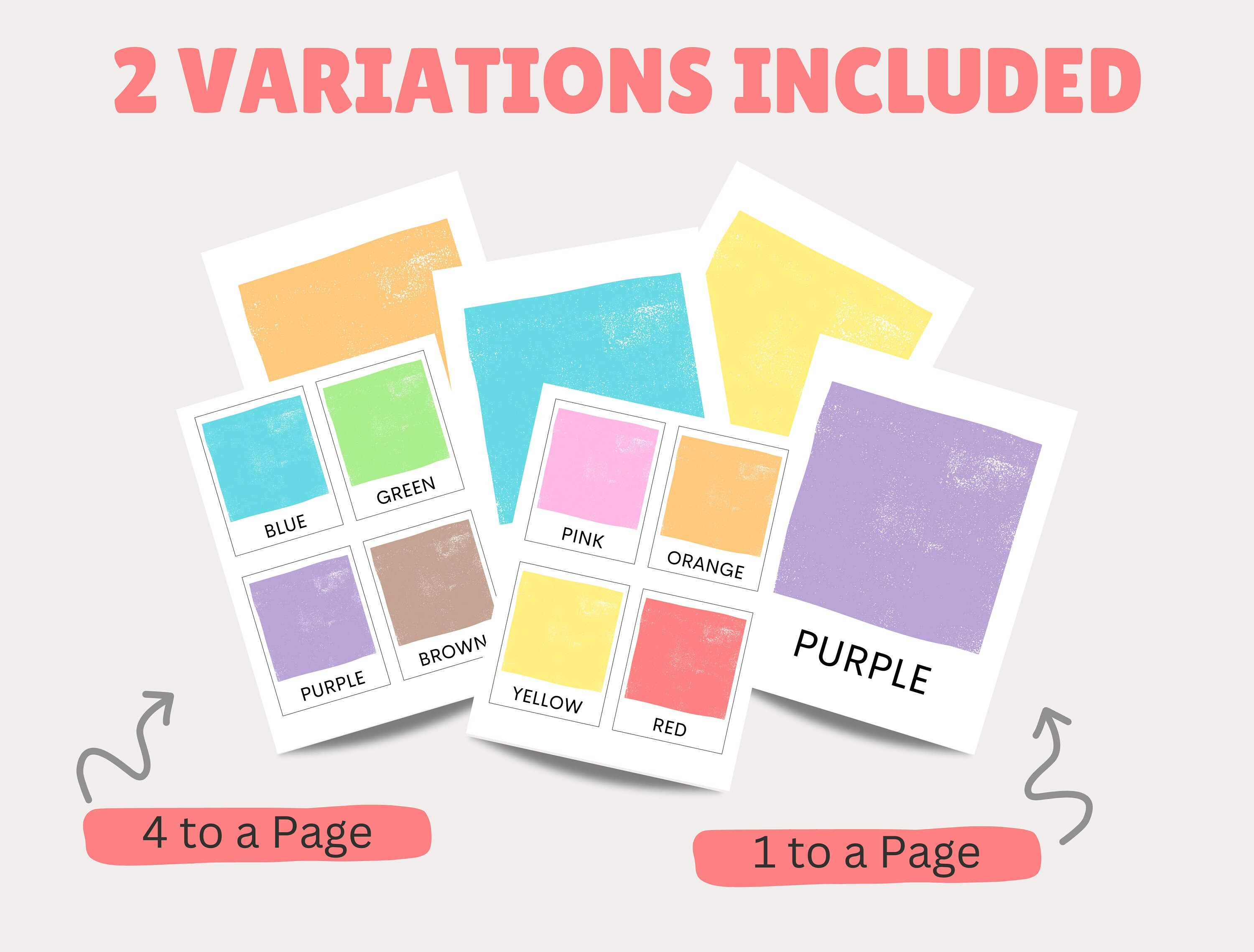 Colours Flashcards | Educational Flashcards | Flashcard Colours ...