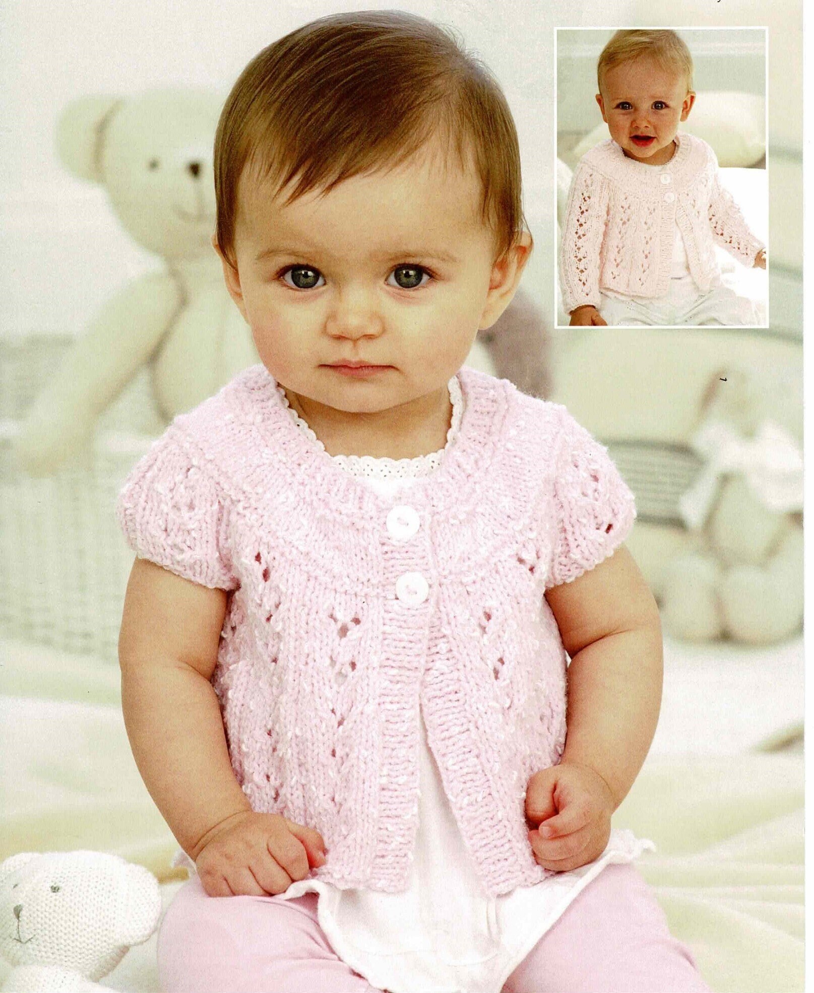 Baby Cardigan Knitting Pattern, 2 Cardigan Styles PDF - Etsy