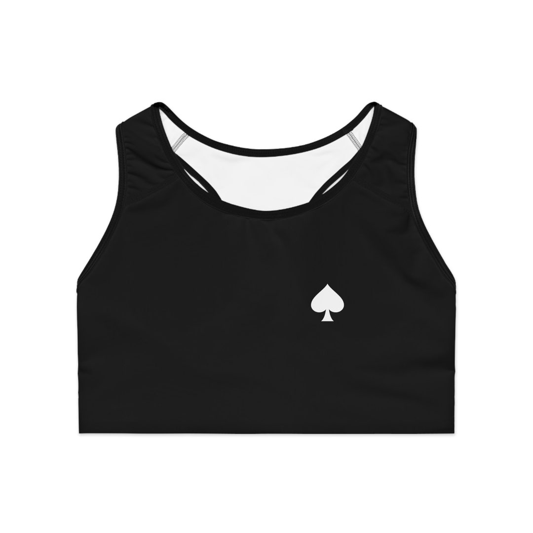 Queen of Spades Sports Bra | QOS + Bull Logo Bra - Etsy