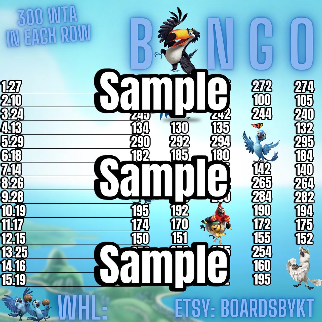 NEW! 300 Bingo Board - Etsy