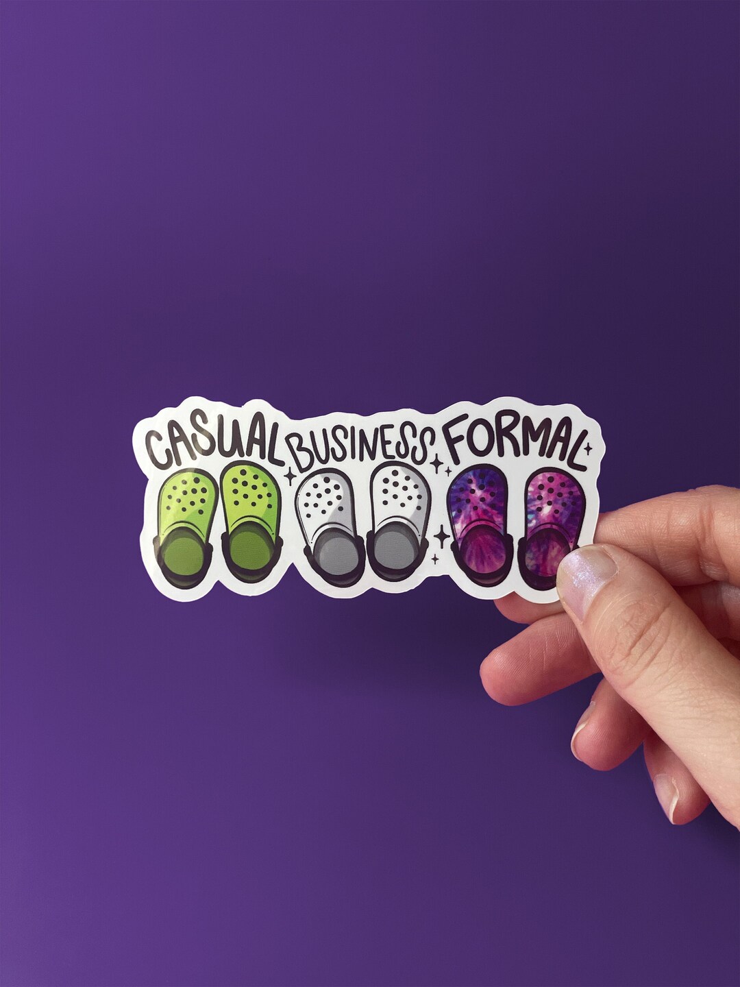 Crocs - Croc Sticker Dress Code Vinyl Sticker for Water Bottle, Tumbler ...