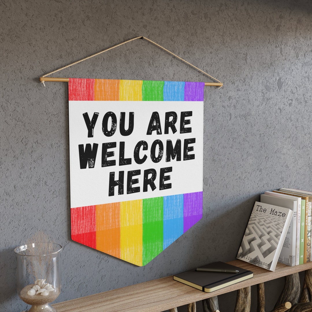 You Are Welcome Here Teacher Wall Hanging - Etsy