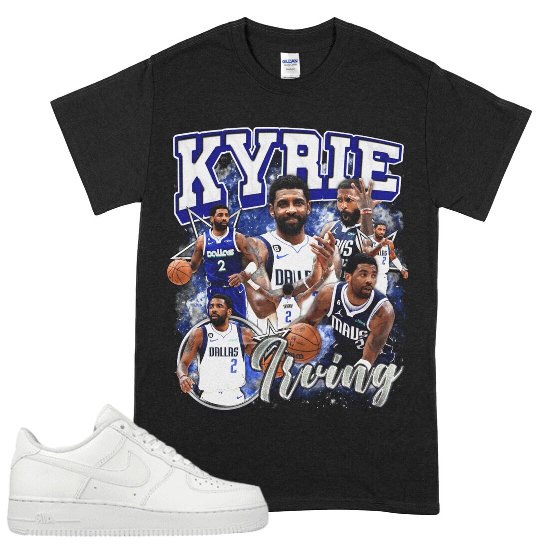 Vintage Kyrie Irving, Basketball Shirt, Classic 90s Graphic Tee, Unisex ...