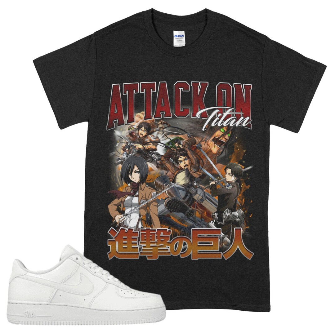 Anime Titan Levi Shingeki Shirt, Titan 90s Vintage Shirt, Attack on ...