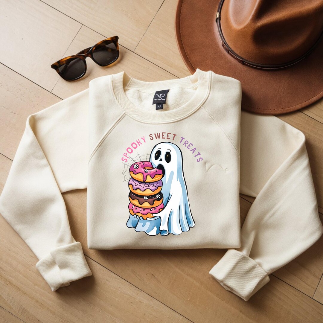 Spooky and Sweet Png, Ghost Sweet Treats, Spooky Season Png, Halloween ...