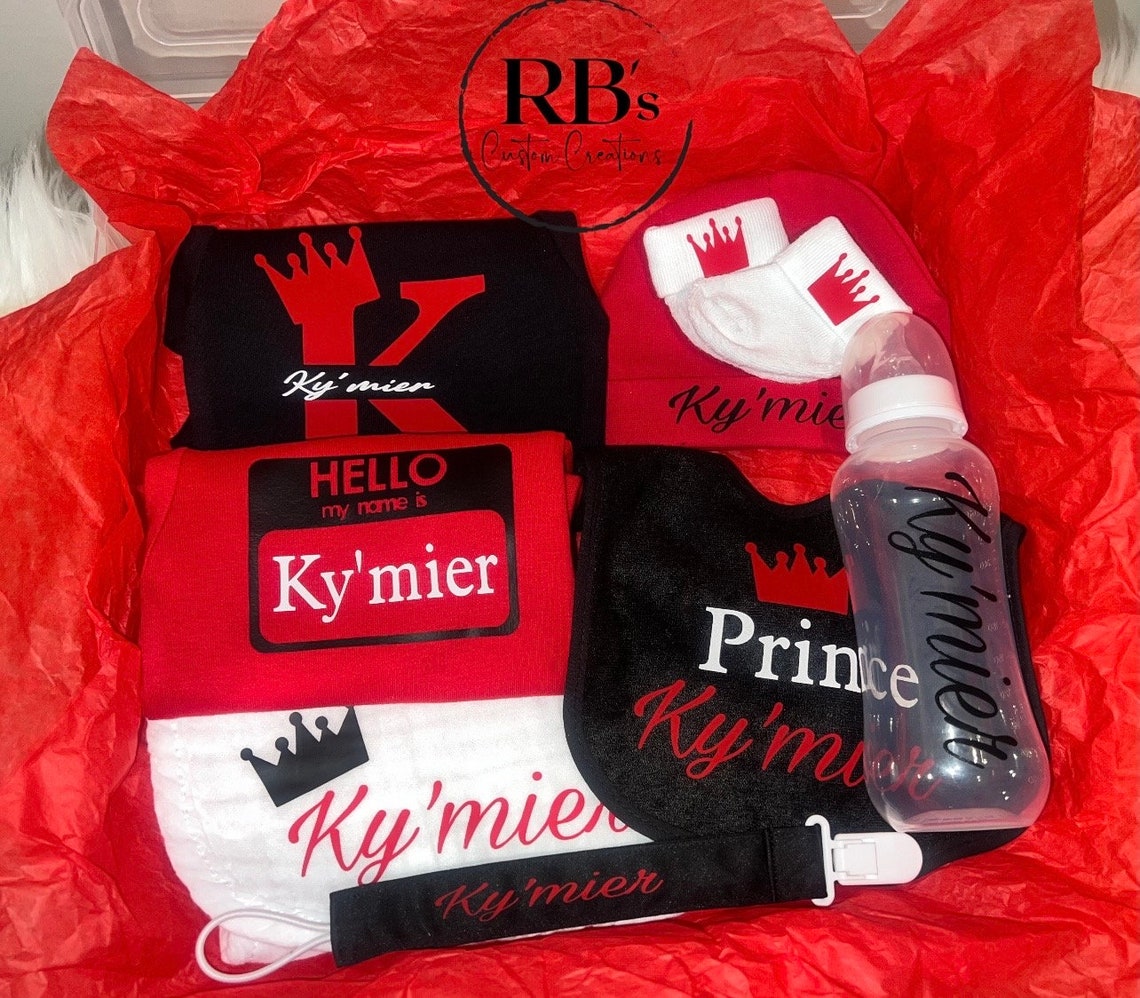 Personalized Custom Prince Theme Baby Boy Baby Box - Etsy