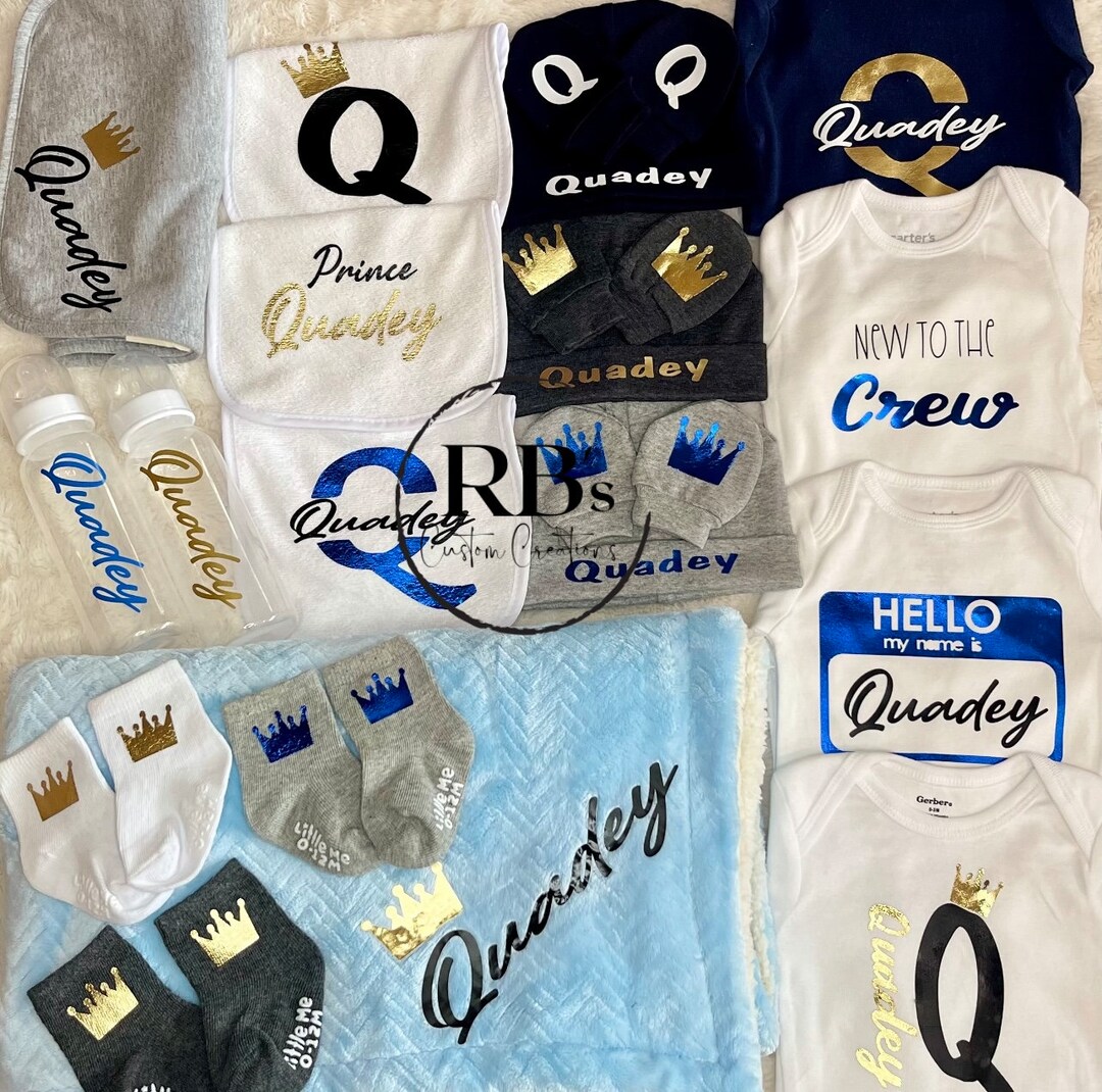 Personalized Custom Prince Theme Baby Boy Baby Box - Etsy