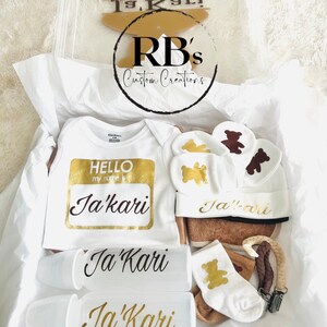 Personalized Custom Teddy Bear Theme Baby Box - Etsy