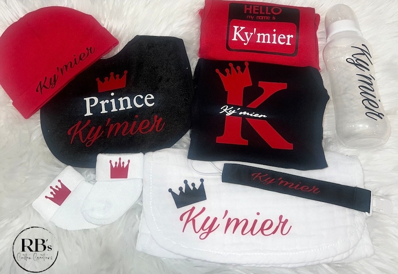 Personalized Custom Prince Theme Baby Boy Baby Box - Etsy