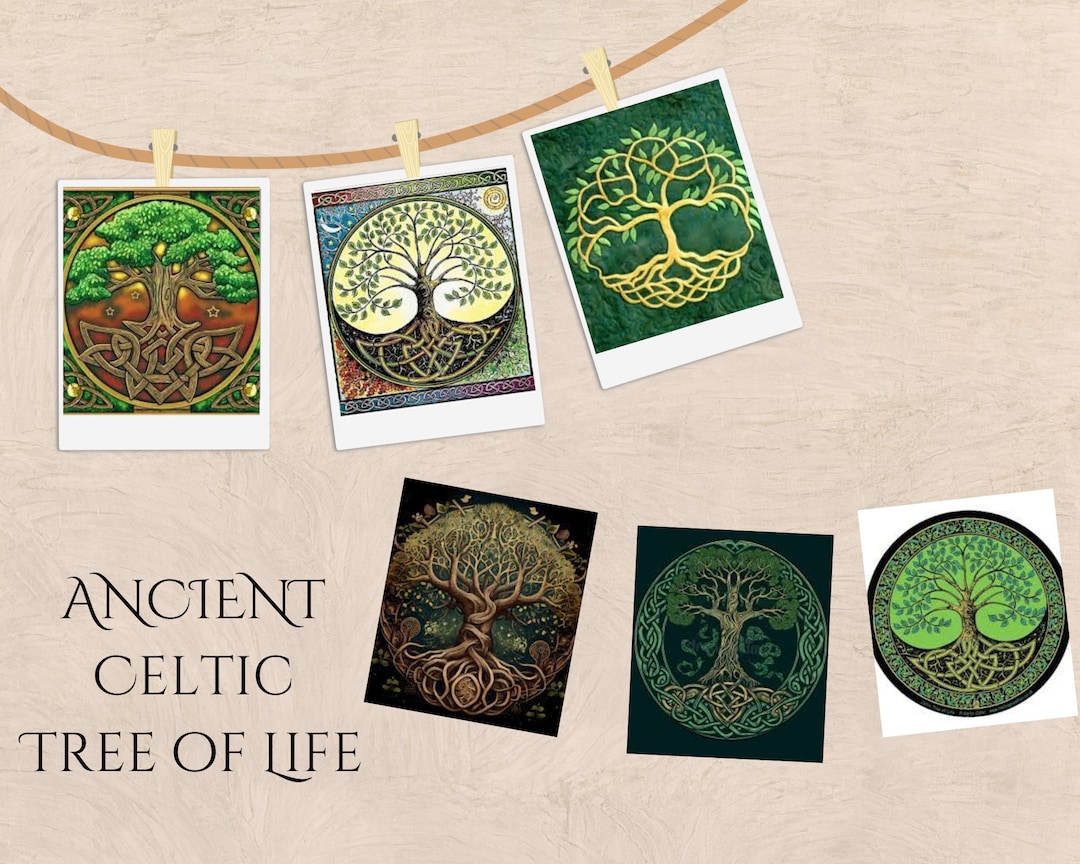 Ancient Celtic Tree of Life Collage Instant Digital Download - Etsy