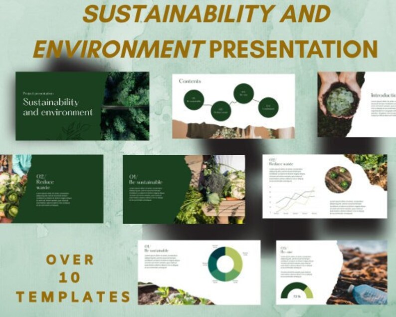 Sustainable Development Progress Report Templates - Etsy