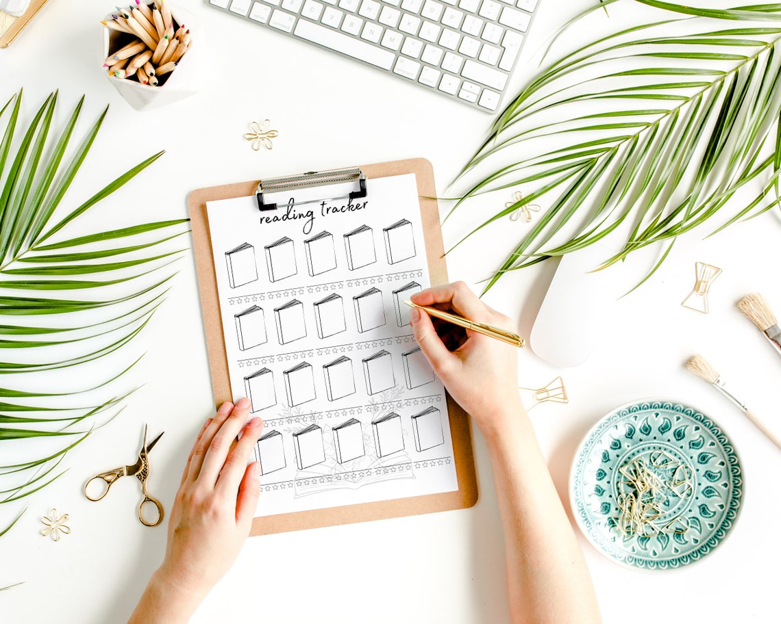 Digital Reading Tracker | Book Tracker, Planner Insert, Goodnotes ...