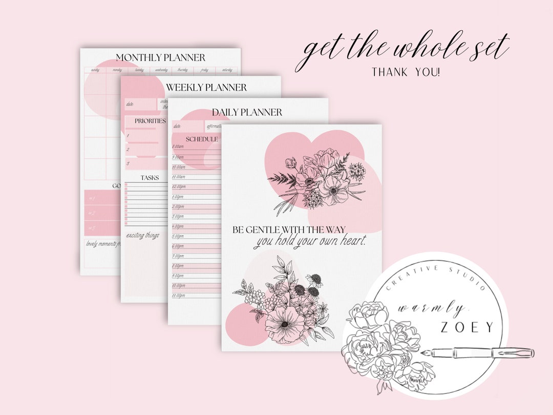 ALLISON PLANNER || Planner Set, Digital Planner Package, 2023 Digital ...