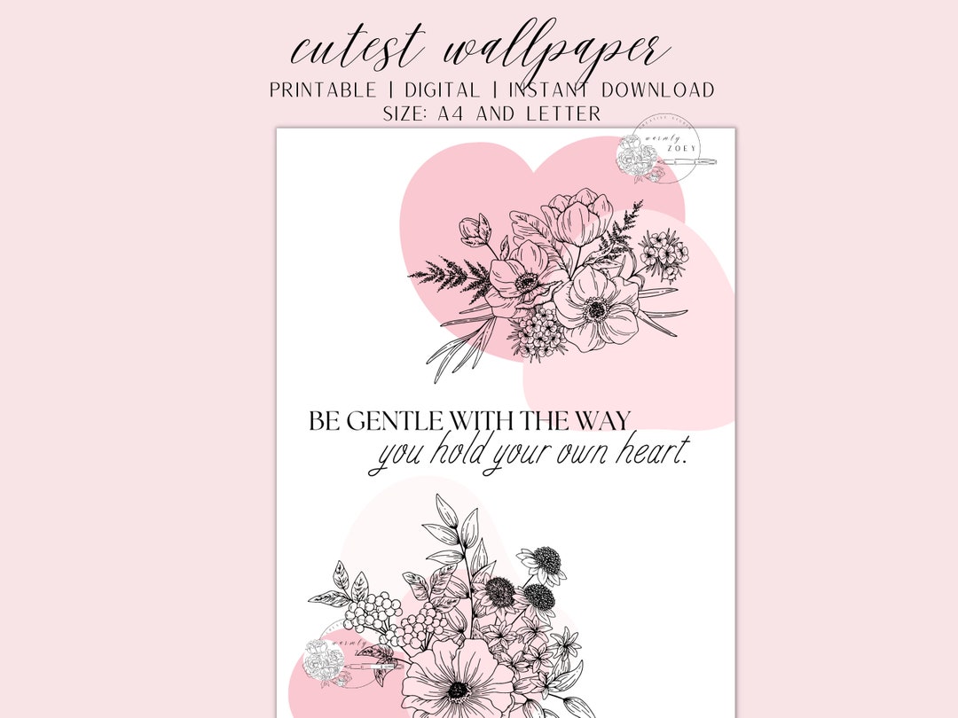 ALLISON DIGITAL ART || Printable Wall Art, Boho Wall Art, Girly Wall ...