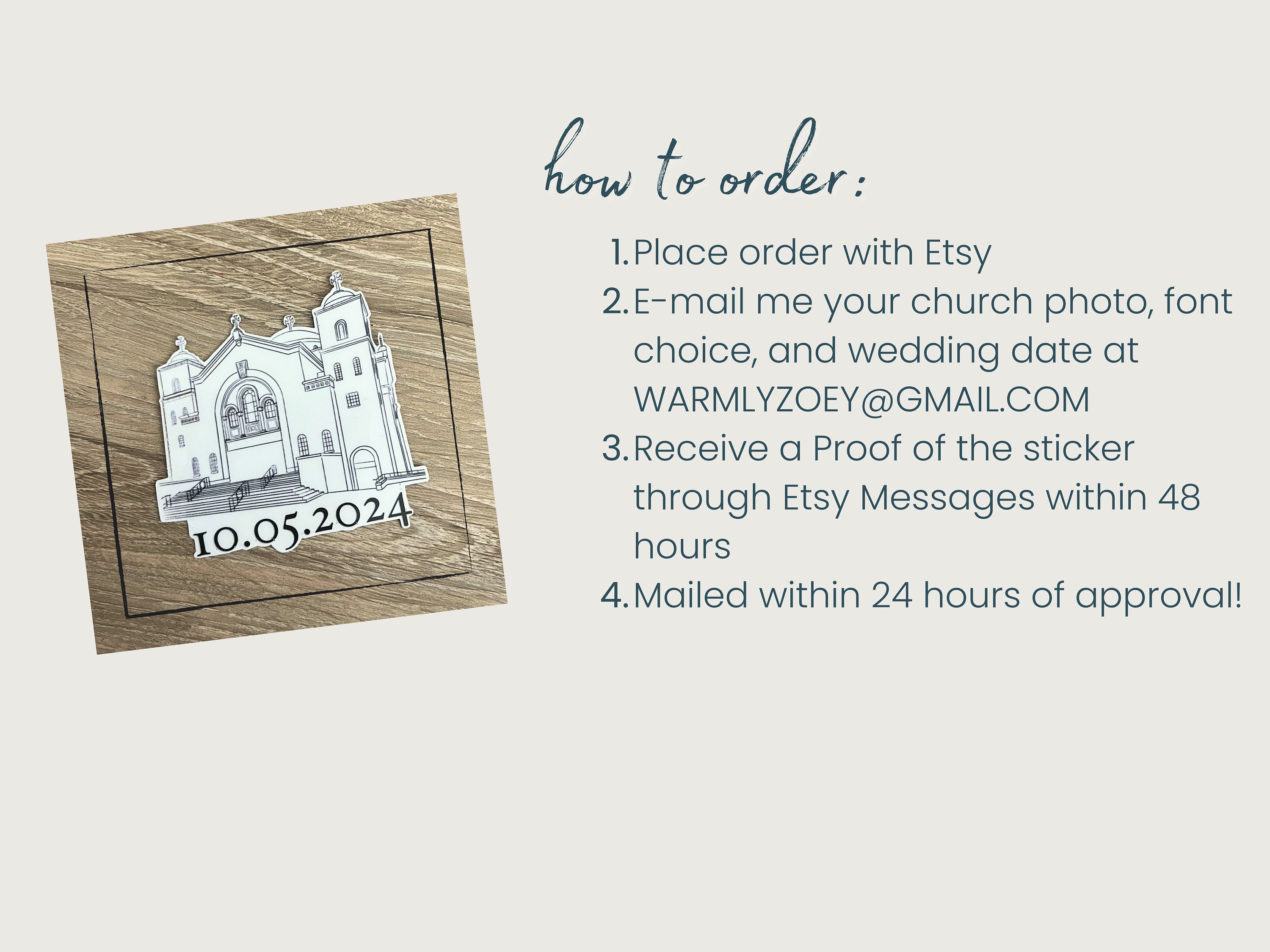 Custom Wedding Venue Sticker | Wedding Venue, Wedding Sticker, Bride ...