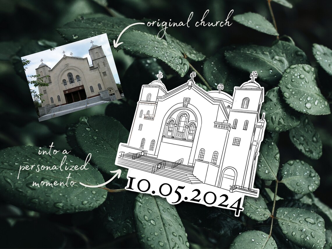 Custom Wedding Venue Sticker | Wedding Venue, Wedding Sticker, Bride ...