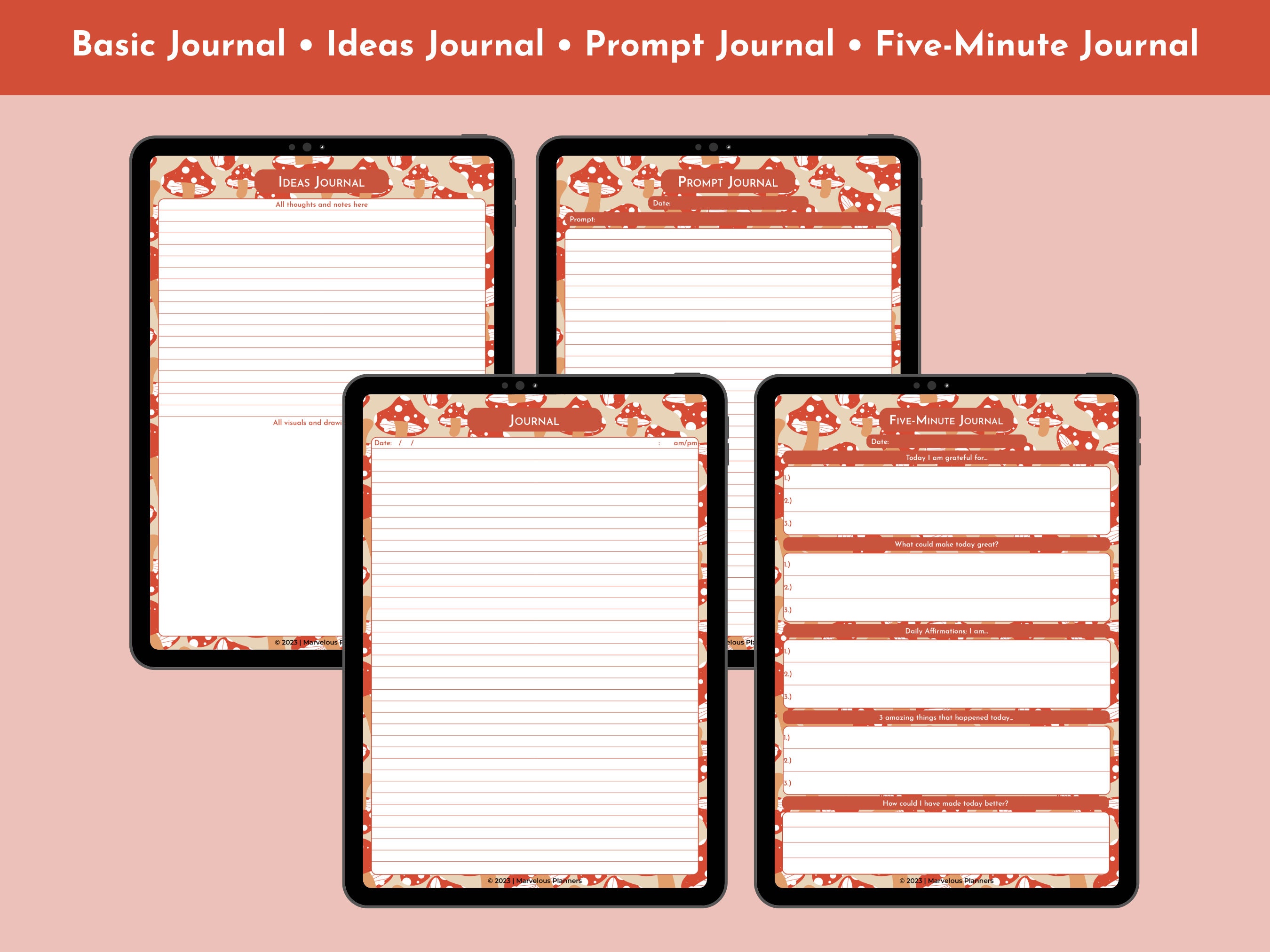 Journal Templates Digital Templates Journaling Daily Journaling Prompt ...