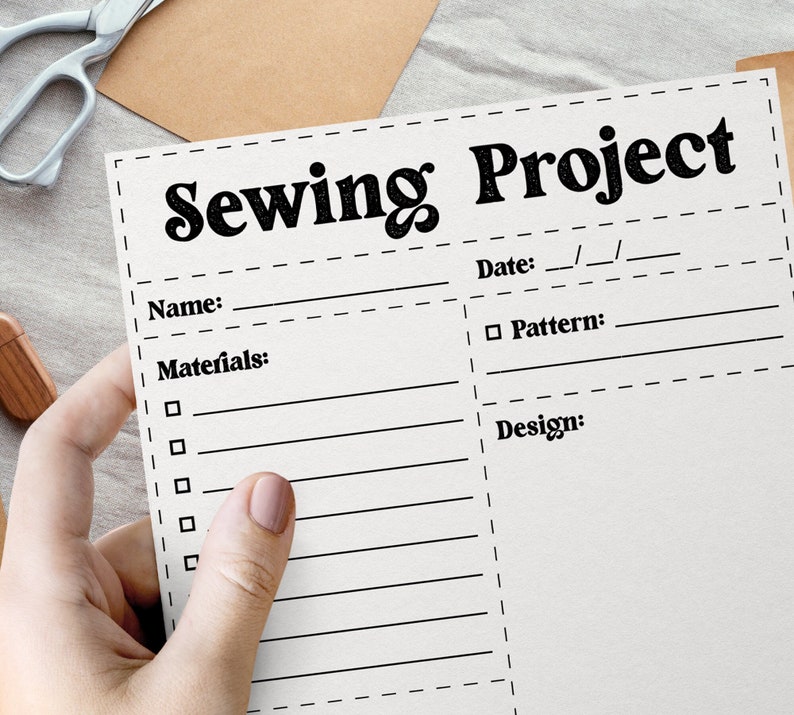 Sewing Project Checklist: Get Organized for Your Next Project With Our ...
