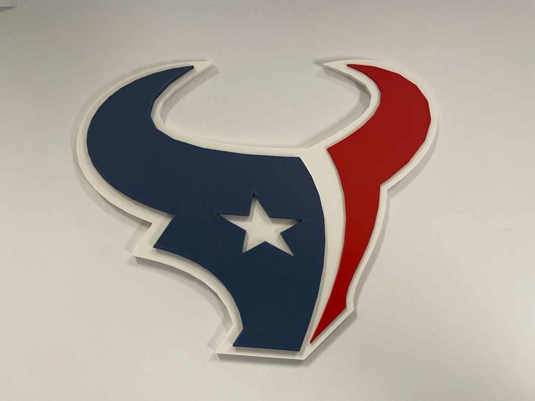 Texans - Custom 3D Printed Man Cave Wall Art - Etsy