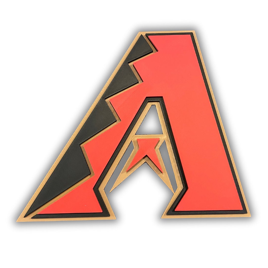 Diamondbacks | Custom 3D Printed Sign | Wall-mounted Decor for Man Cave ...