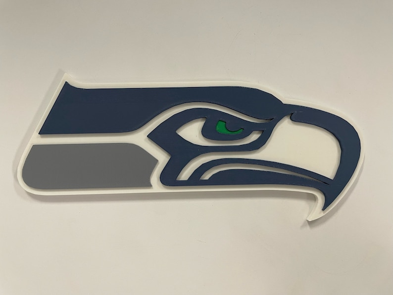 Seahawks Custom 3D Printed Man Cave Wall Art - Etsy
