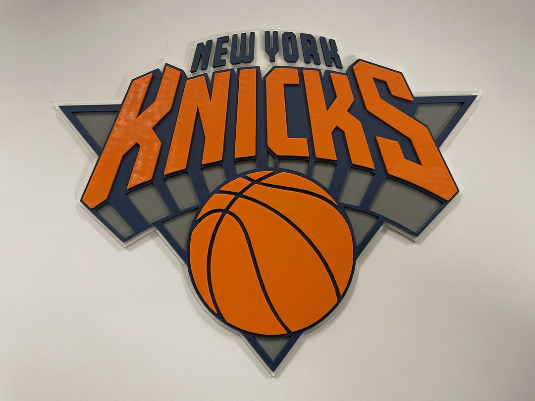 Knicks | Custom 3D Printed Sign | Wall-mounted Decor for Man Cave - Etsy
