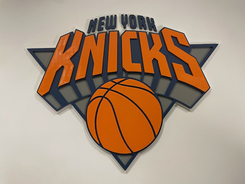 Knicks | Custom 3D Printed Sign | Wall-mounted Decor for Man Cave - Etsy