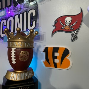 Buccaneers - Custom 3D Printed Man Cave Wall Art - Etsy