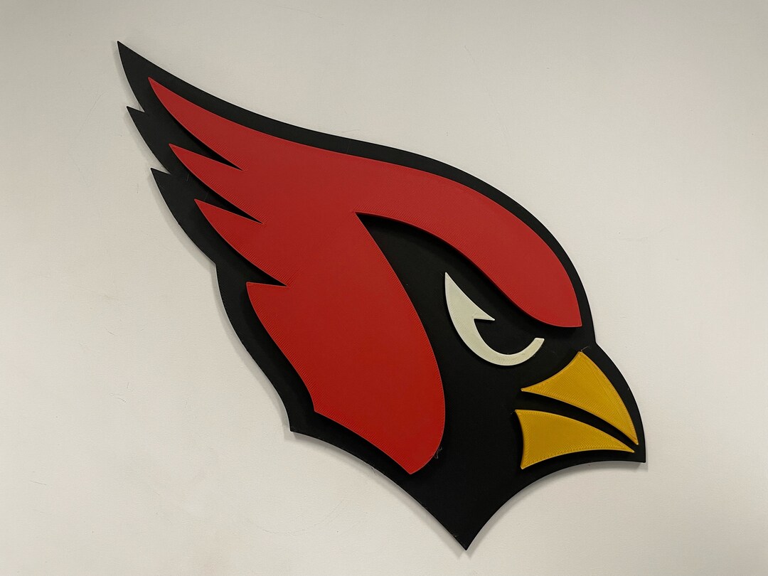Cardinals - Custom 3D Printed Man Cave Wall Art - Etsy