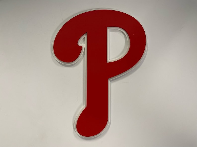 Phillies Custom 3D Printed Sign Wall-mounted Decor for Man - Etsy