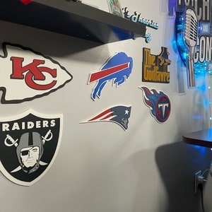 Raiders - Custom 3D Printed Man Cave Wall Art - Etsy