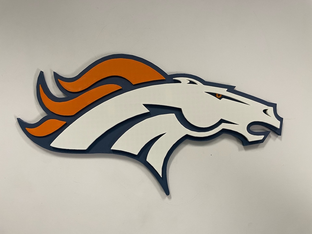 Broncos - Custom 3D Printed Man Cave Wall Art - Etsy