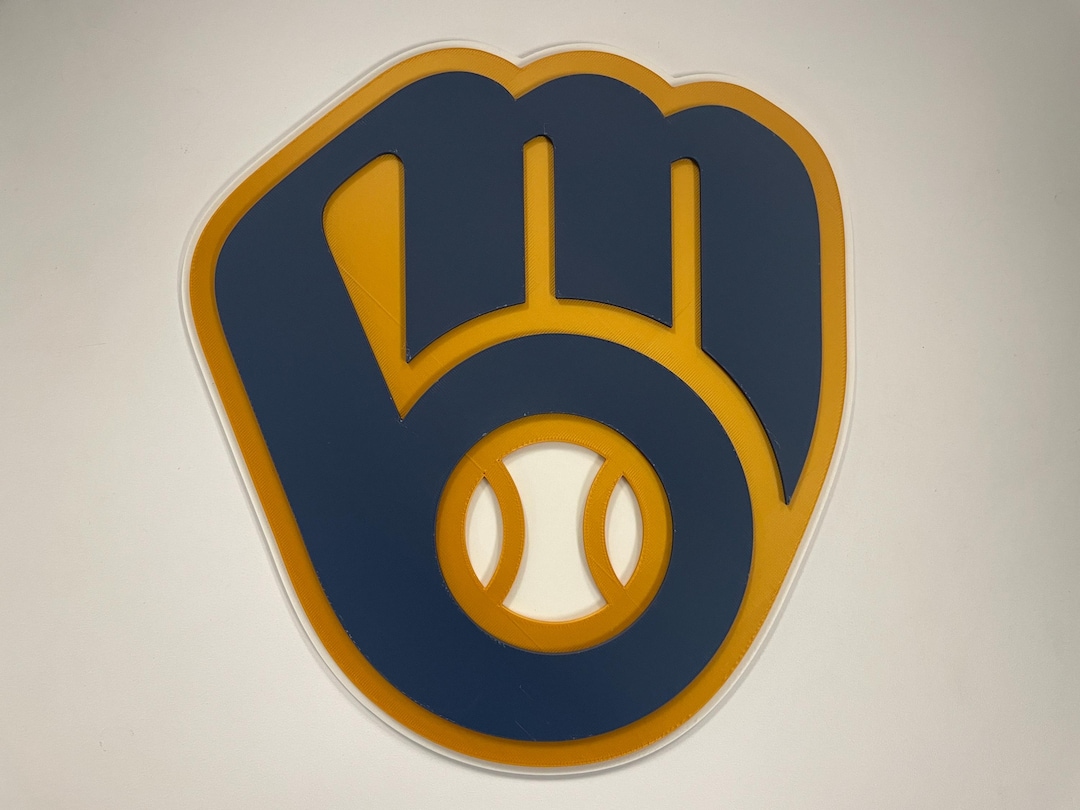 Brewers | Custom 3D Printed Sign | Wall-mounted Decor for Man Cave - Etsy