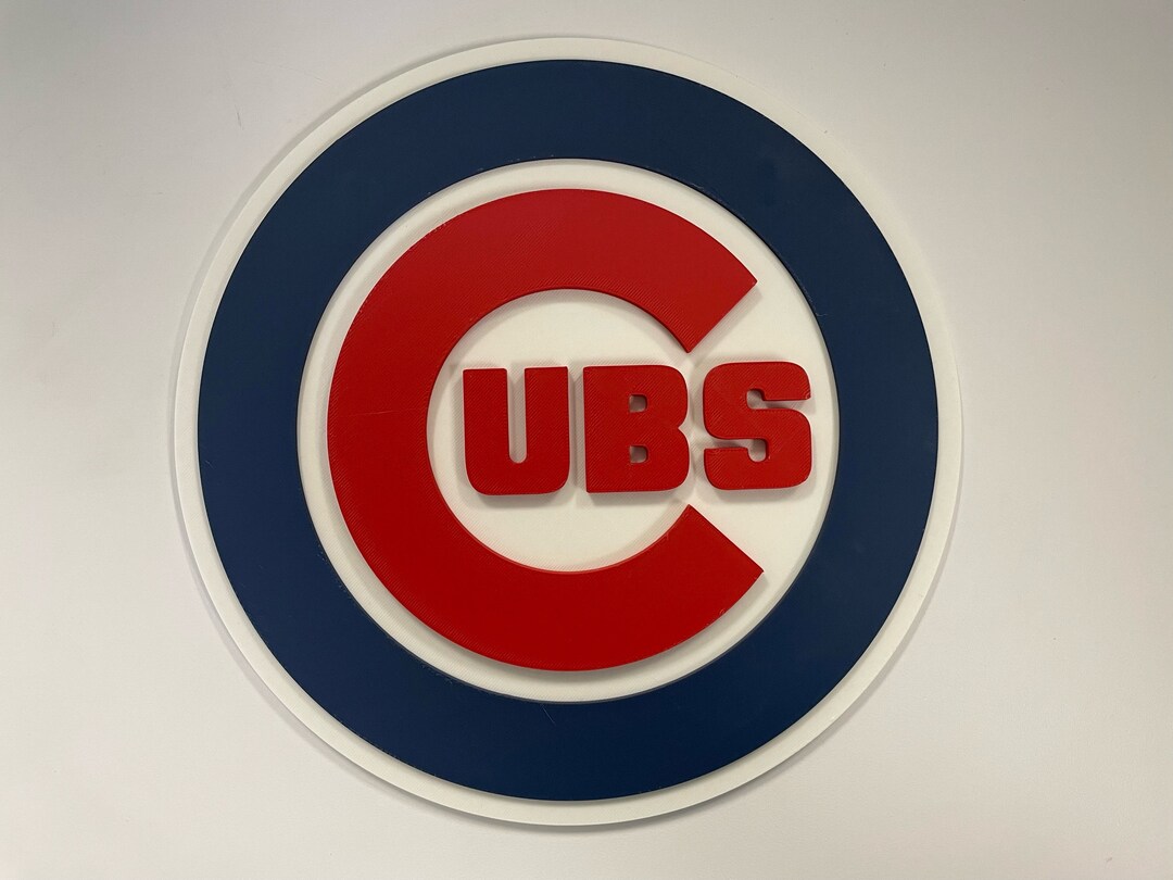 Cubs | Custom 3D Printed Sign | Wall-mounted Decor for Man Cave - Etsy