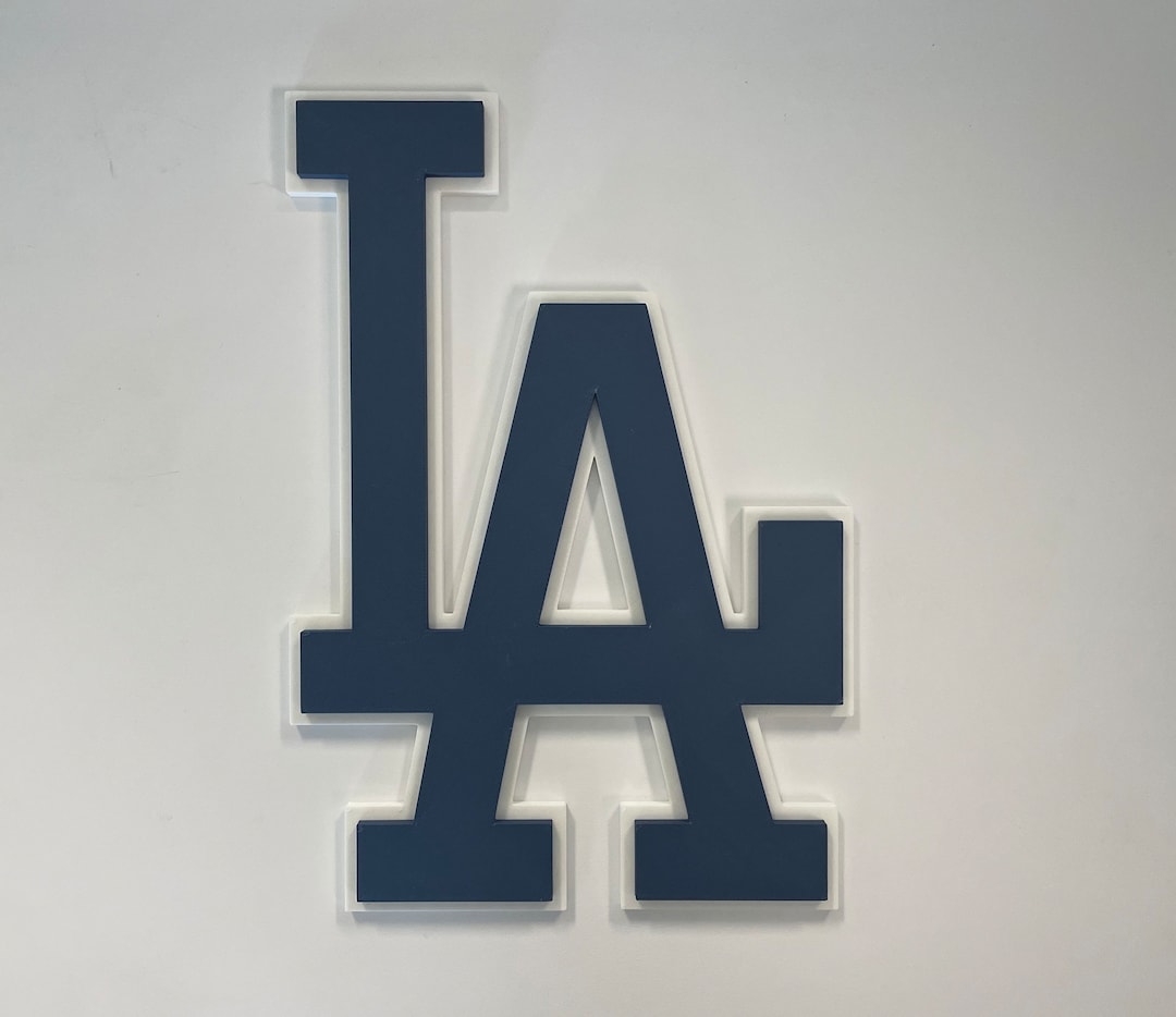 Dodgers | Custom 3D Printed Sign | Wall-mounted Decor for Man Cave - Etsy