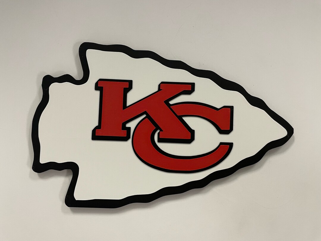 Chiefs - Custom 3D Printed Man Cave Wall Art - Etsy
