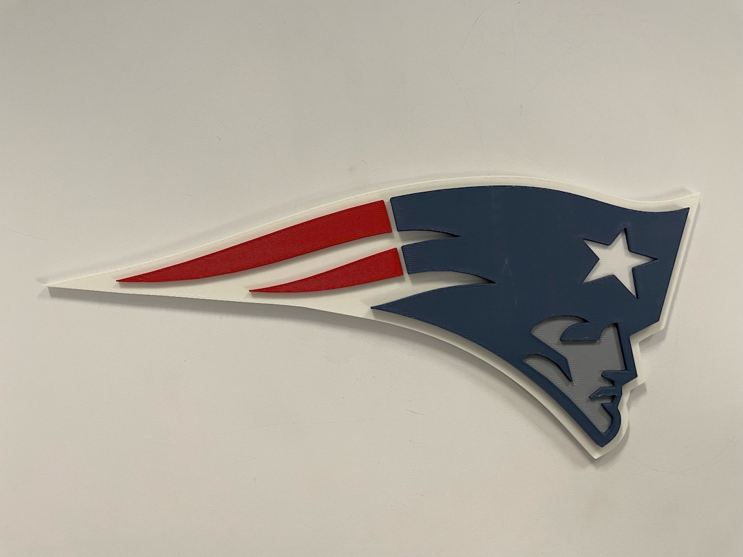 Patriots - Custom 3D Printed Man Cave Wall Art - Etsy