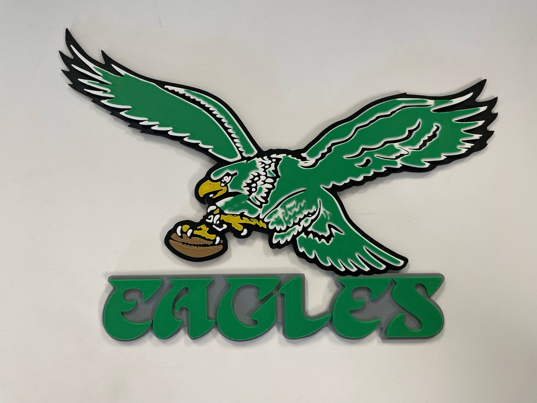 Eagles Kelly Green - Custom 3D Printed Man Cave Wall Art - Etsy