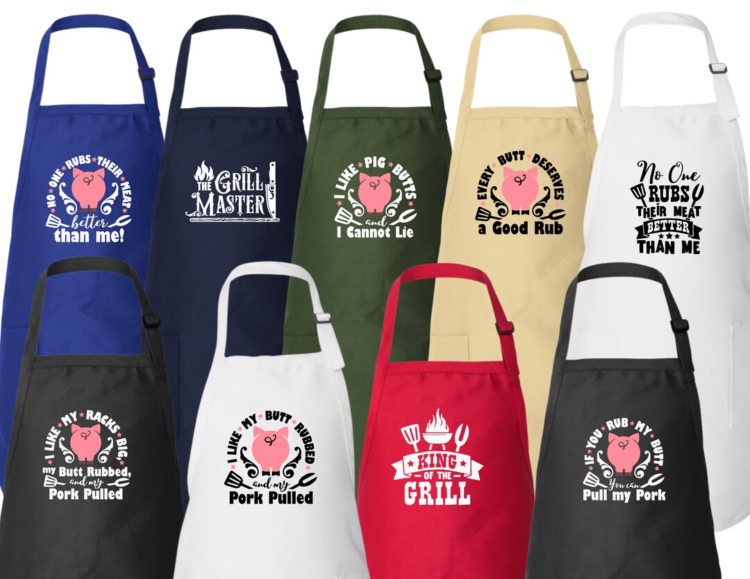 Funny Aprons for Men, Cooking Aprons One Size With Two Pockets ...