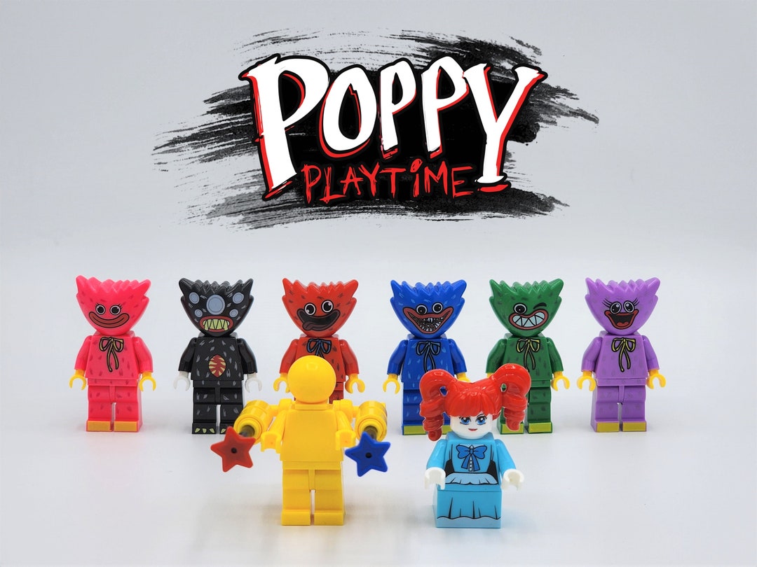 Poppy Playtime Custom 8 Minifigures Set Huggy Wuggy Kissy - Etsy