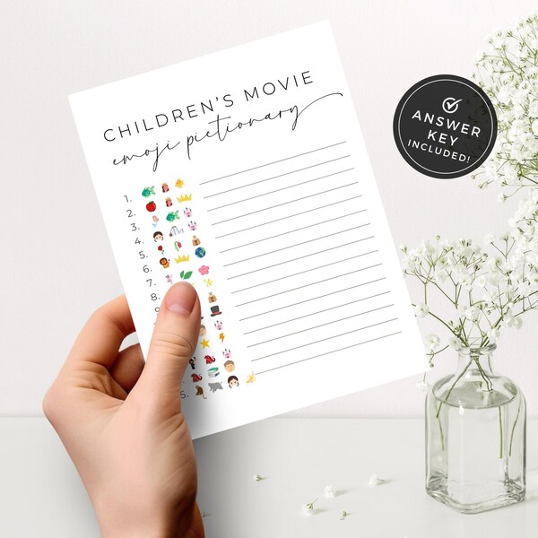 Emoji Movie Pictionary - Etsy