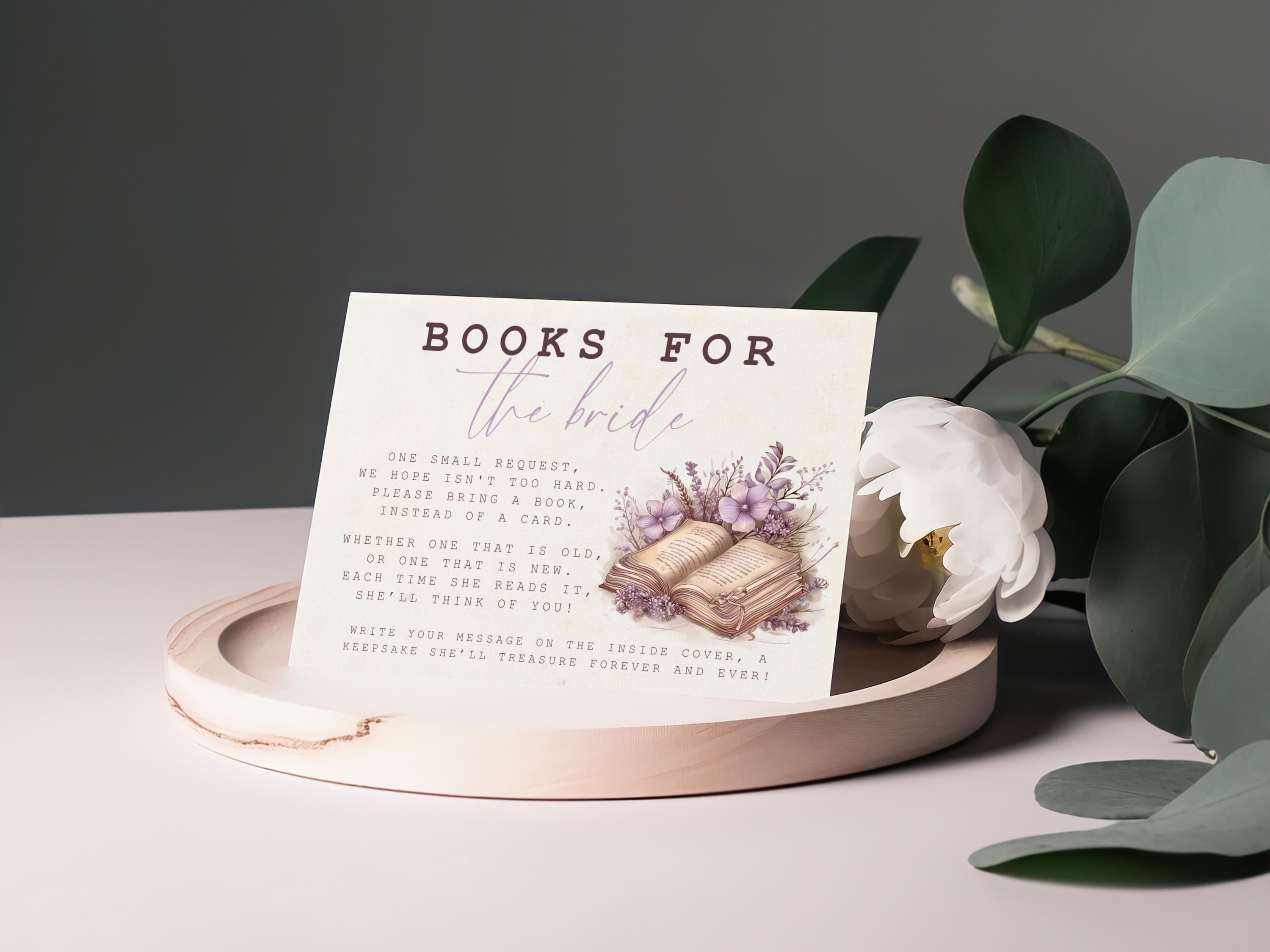 A New Chapter Books for the Bride. Bridal Shower Love Story Theme ...