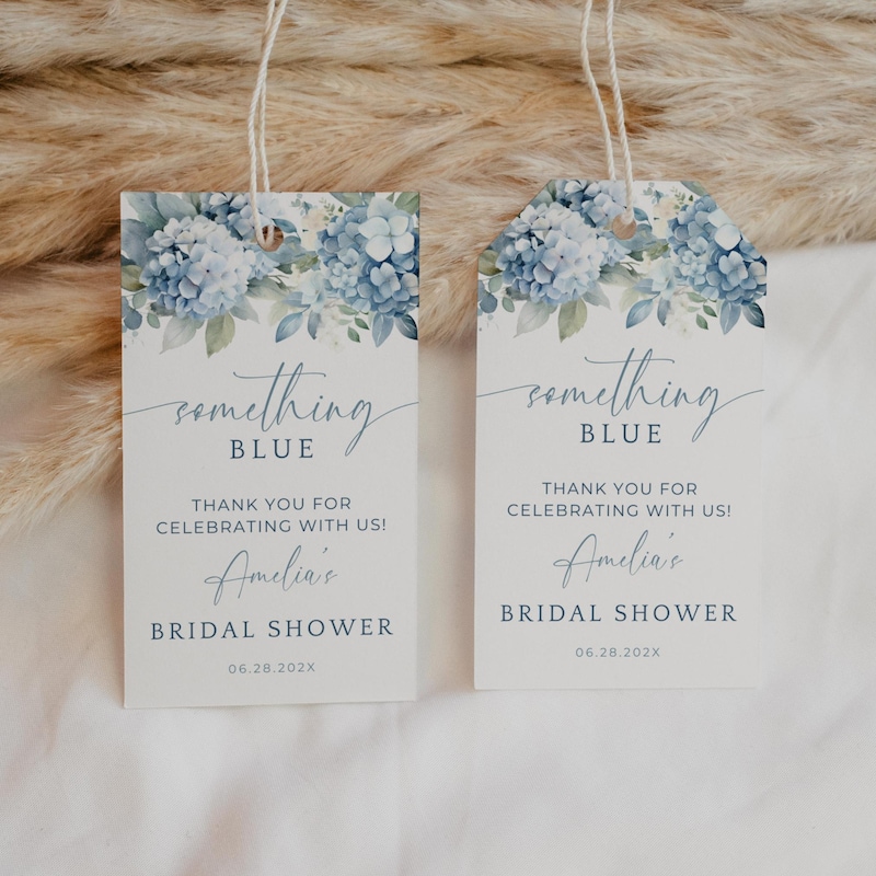 Bridal Shower Favor Tags - Etsy