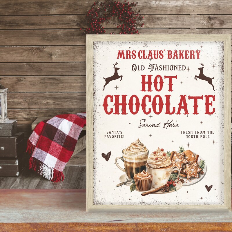 Mrs Claus Bakery Sign - Etsy