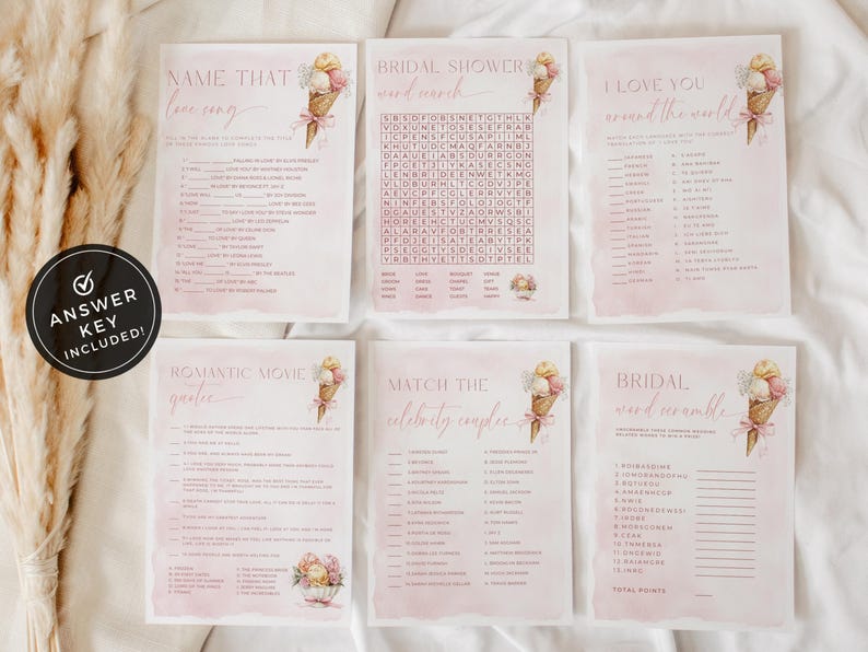 Scooped up Bridal Shower Bundle. Ice Cream Theme Summer Wedding Shower ...