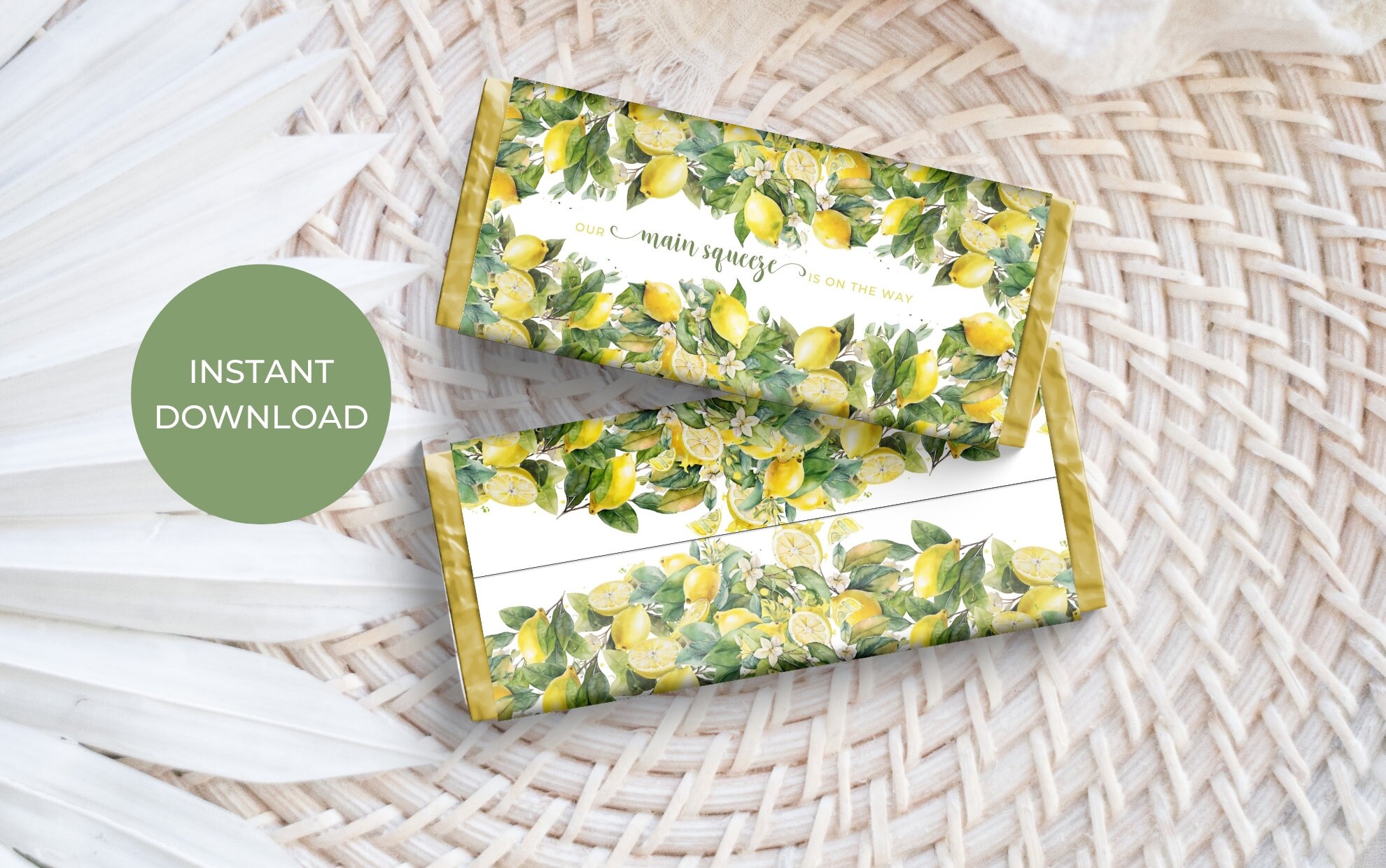 Chocolate Bar Wrapper. Main Squeeze Baby Shower. Custom Candy Bar Cover ...