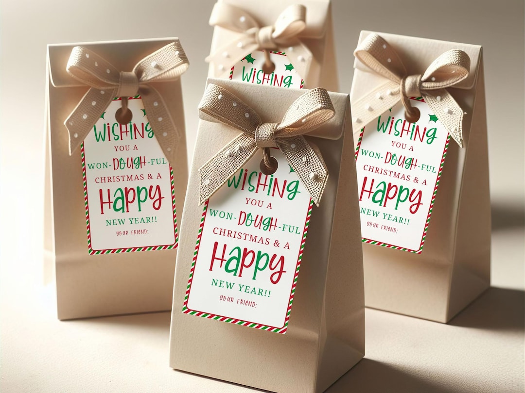 Christmas Gift Tag Playdough. Xmas Playdoh Card. Holiday Classroom ...